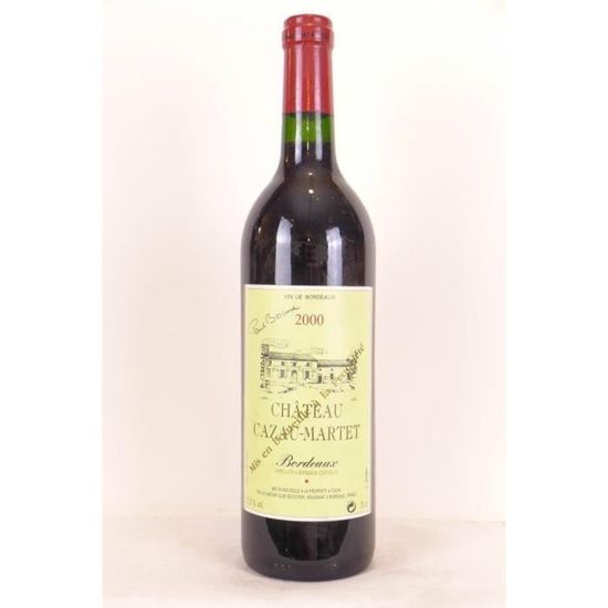 Bordeaux château cazau-martet savour club paul bocuse rouge 2000 ...