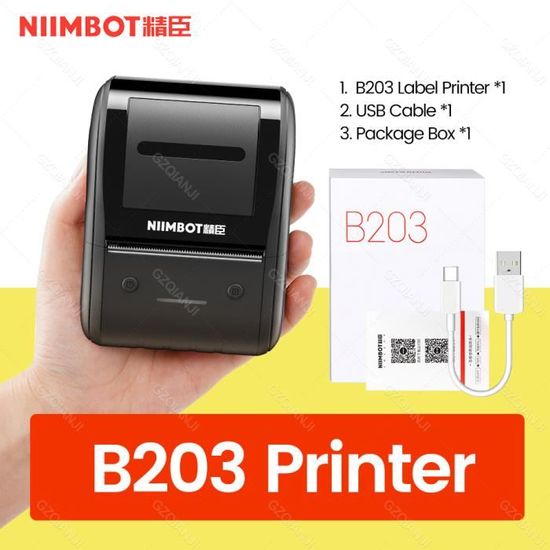 Toutes nos imprimantes,Mini étiqueteuse thermique Portable B203 ...