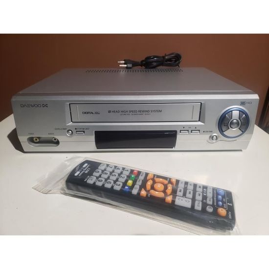 MAGNETOSCOPE DAEWOO ST-241S LECTEUR ENREGISTREUR CASSETTE K7 VIDEO VHS VCR + TEL - Cdiscount TV ...