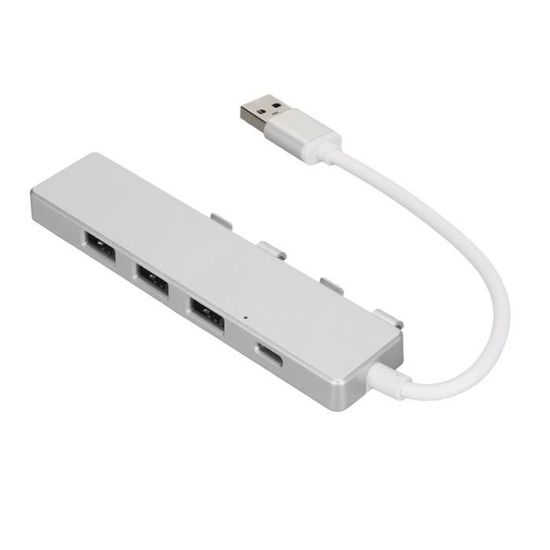 Hub USB ADS-301A, hub USB3.0 4 ports, avec 1 port USB3.0, 3 ports USB2 ...