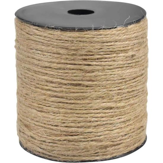 Chstarina 2mm * 200m Naturelle Ficelle de Jute Ficelle de Jardin ...
