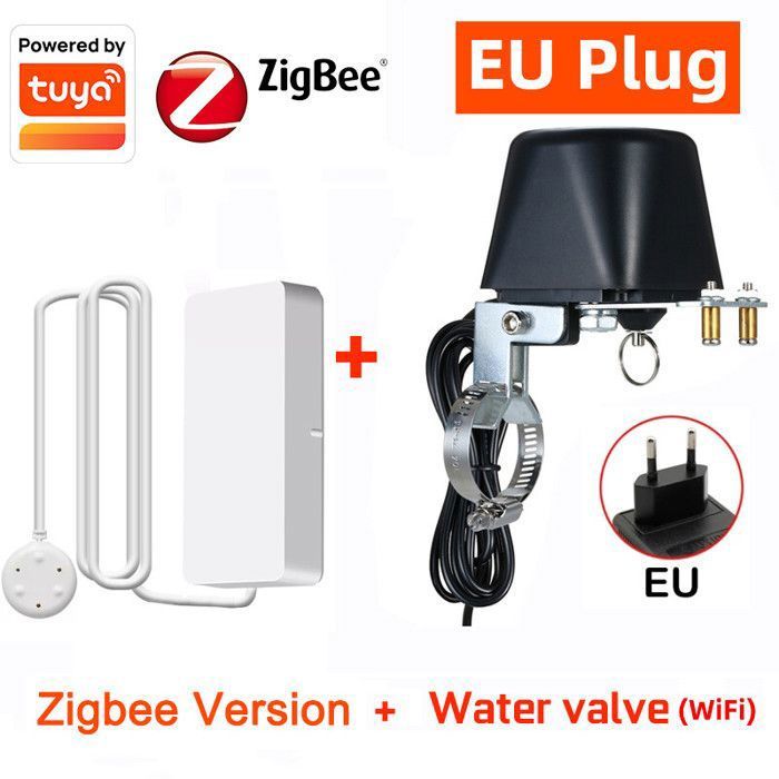 Tuya Smart WIFI/Zigbee détecteur de fuite d'eau alerte d'inondation système d'alarme de sécurité ...