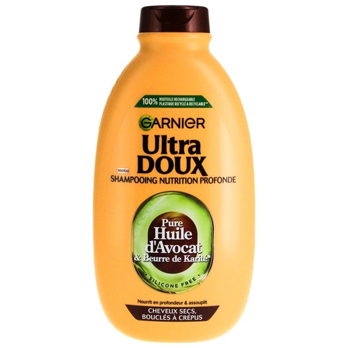 Garnier Ultra Doux Pure Huile d'Avocat & Beurre de Karité Shampooing ...