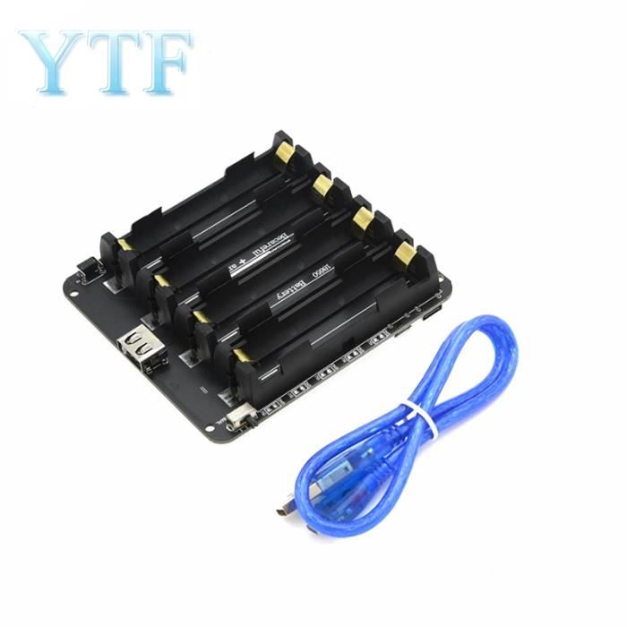 Kit de module 4Channel - Bouclier De Charge De Batterie Pour Wemos Raspberry Pi 18650, Esp32 ...