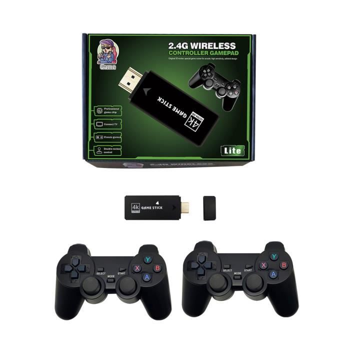 Noir-32 Go-Manette De Jeu Vidéo Double Sans Fil M8 4k, 2.4 Go, 64 Go ...