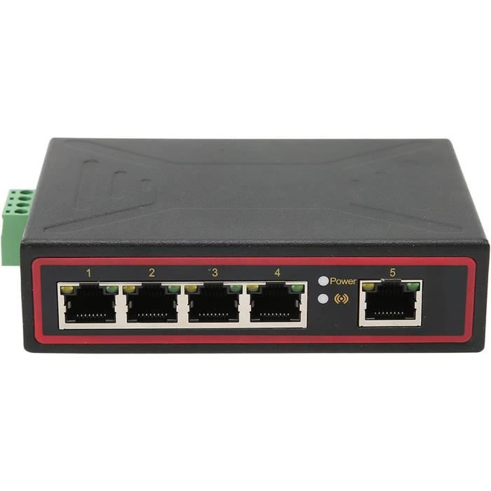 Commutateur Ethernet 5 Ports, Commutateur Ethernet Industriel ...