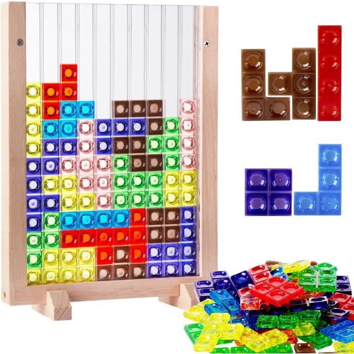 3D Transparent - Puzzle - Blocs colorés - pour Enfants et Adultes[470 ...