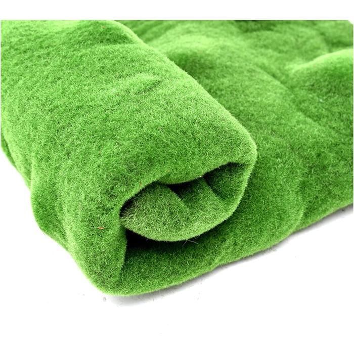 1x1m Tapis mousse Artificielle Bricolage Faux Gazon mousse Tapis Gazon ...