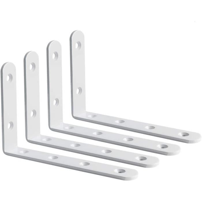 AJW-Équerres Étagère de Fixation Murale Support Tenture en Métal ...