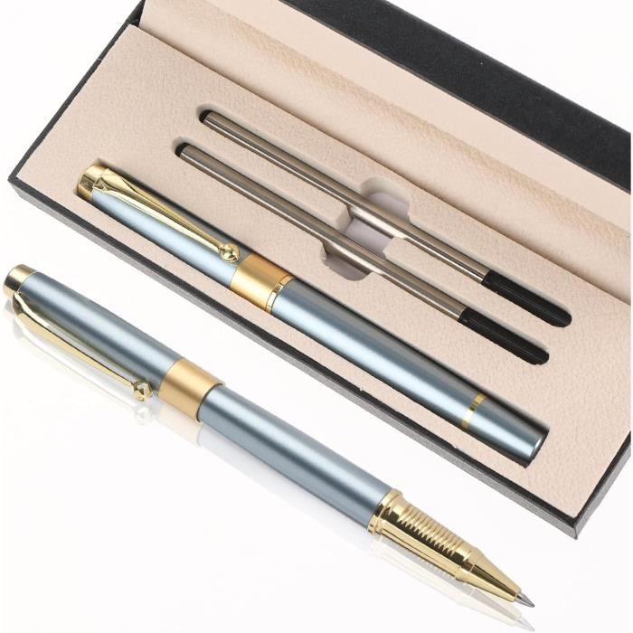 Ensemble De Stylos À Bille En Métal, Stylos À Bille Roulante D'Affaires ...