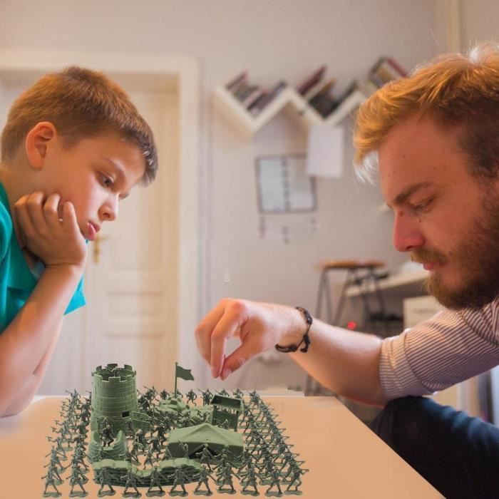 Jeu de Soldats Miniatures - COCOSITY - 93pcs + 7 Equipements - Enfant ...