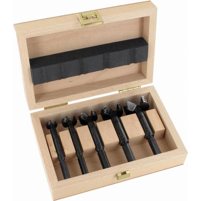 Coffret mèches à façonner Forstner Bormax WS D.15-20-25-30 et 35 mm ...