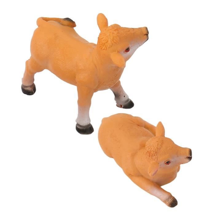 Statue de veau - FDIT - 2 pièces - Résine imperméable - Décoration de jardin - Mixte - Cdiscount ...