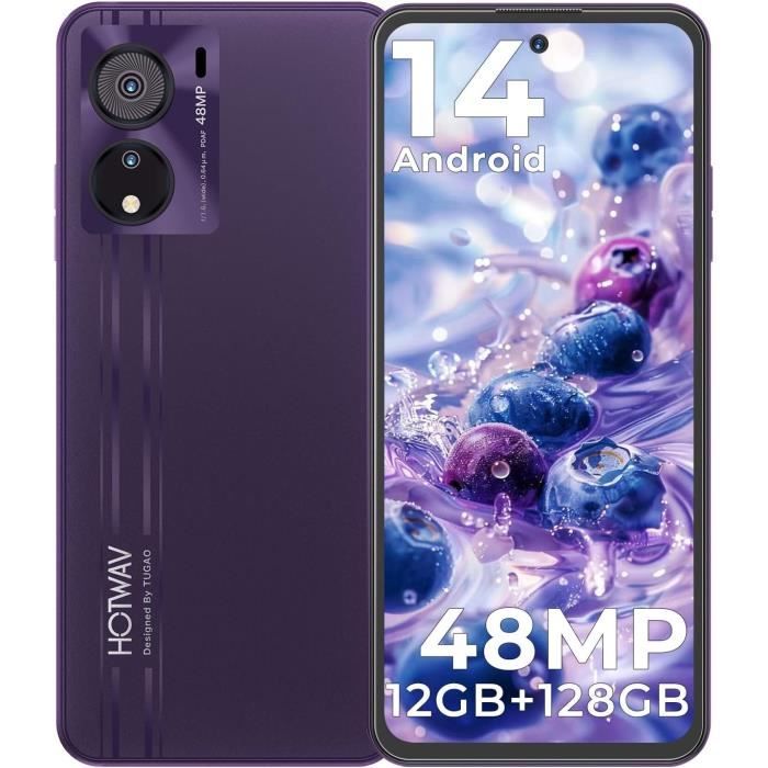 Smartphone HOTWAV Note 12 EF 12Go128GoTF 1To Android 14 - Cristal ...