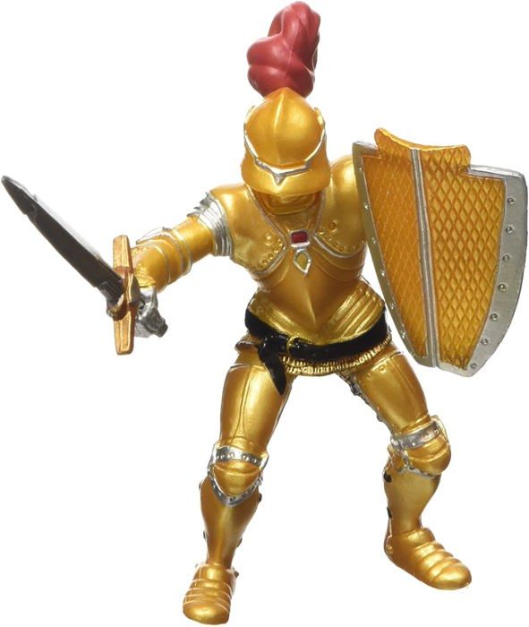 Figurine Chevalier Or en armure - PAPO - LE MONDE MEDIEVAL - Pour ...