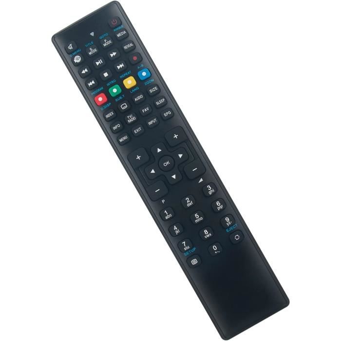 Rc1255 Télécommande De Remplacement Adaptée Pour Télécommande Medion Tv ...