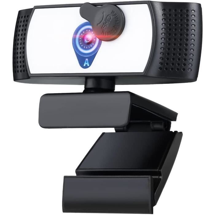 Webcam 1080P Hd Avec Microphone,Caméra Web Usb Avec Trépied,Webcam Pc ...