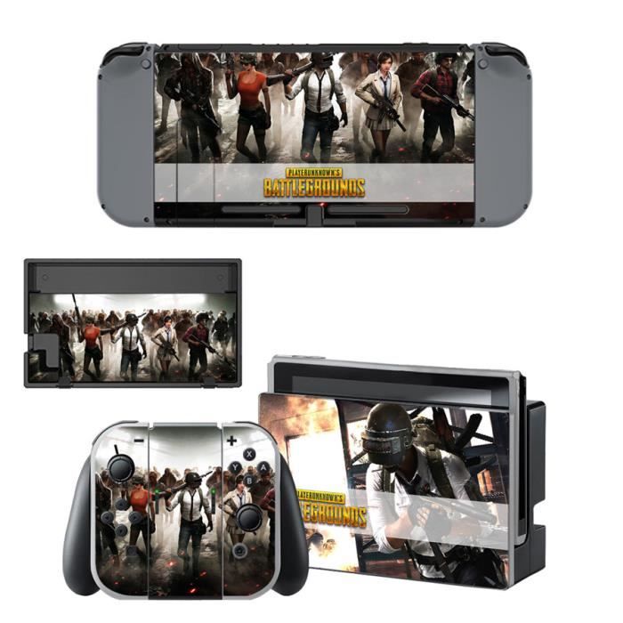 Sticker pour Nintendo Switch, PUBG Kit Autocollant Skin Protection ...