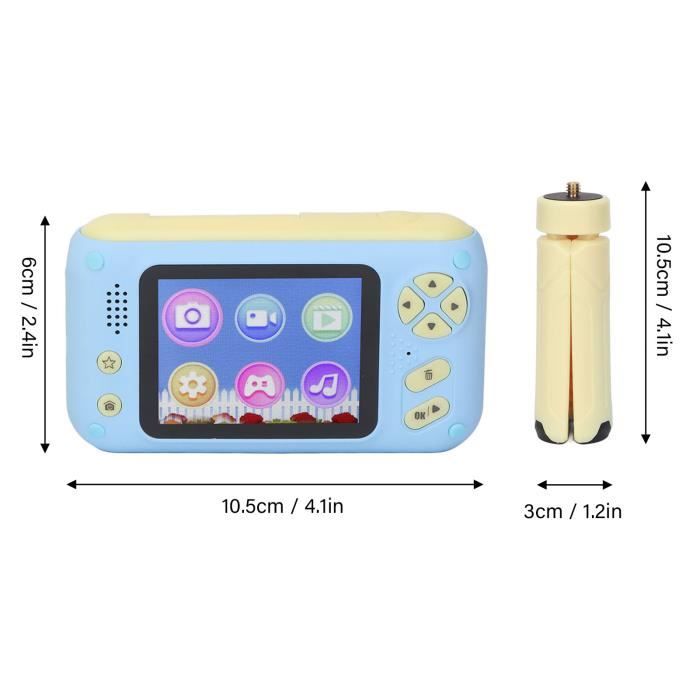 JIM - Caméra enfant Caméra HD Caméra de dessin animé réversible à la ...