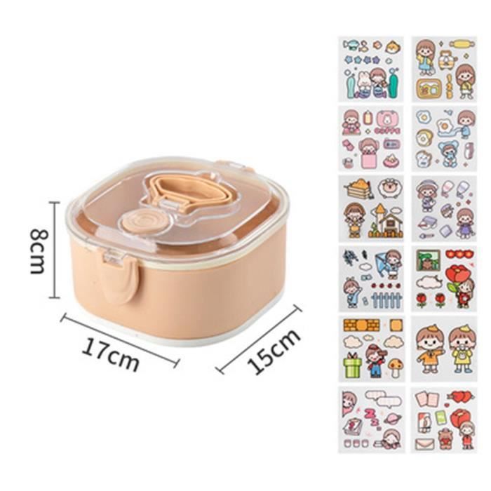 LUNCH BOX,Milk tea color A--Boîte à déjeuner à isolation thermique ...