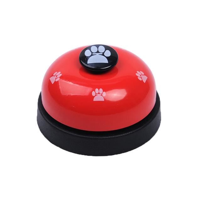 GRELOT CLOCHE,Red--Cloche de rappel'alimentation pour animaux de ...