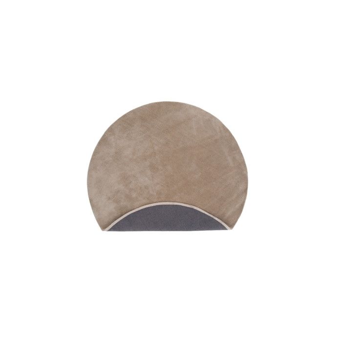 Tapis effet viscose beige Undra Diamètre 200 cm Beige - Cdiscount Maison