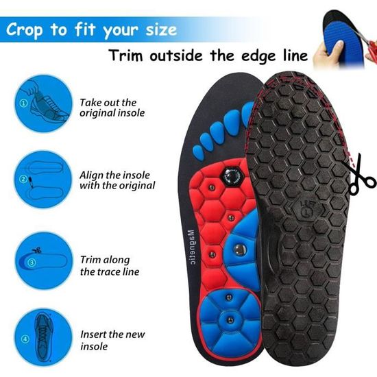 Semelles Akusoli, Akusoli Semelles Magnétique, Akusoli Slimming Insoles ...