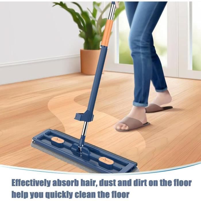 Balai À Franges En Microfibre Pour Sol | Serpillère Plate En Microfibre ...