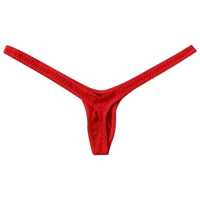 Mini string taille basse pour femme,sous-vêtement Sexy,culotte,Micro ...