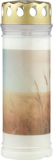 Lot De 6 Bougies Funéraires - Blanc - Longueur De La Durée De ...