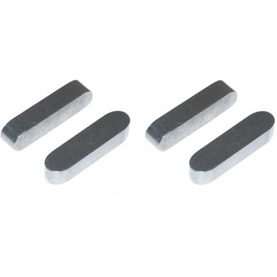 Clavette Parallle en Acier DIN 6885 4x8x20 mm pour Tracteur Tondeuse et ...