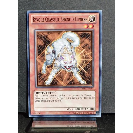 Carte YU-GI-OH BP01-FR063 Ryko Le Chasseur, Seigneur Lumière NEUF FR - Cdiscount Jeux - Jouets