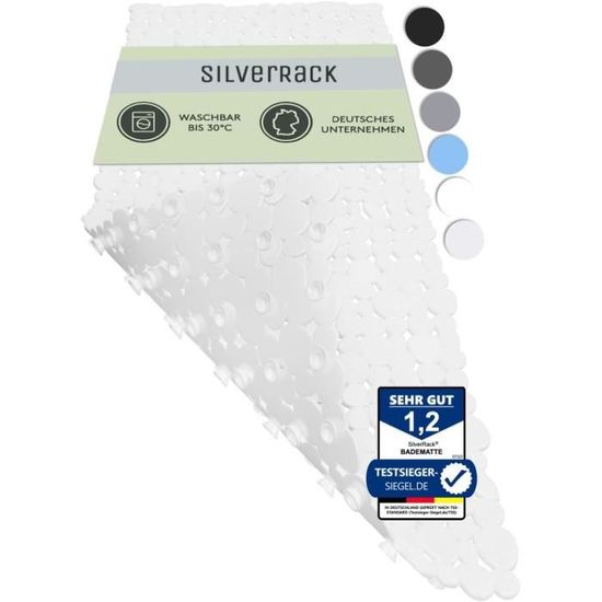 Dermasensitivo Tapis De Bain 100 % Sans Bpa (Blanc - Aspect Galets ...