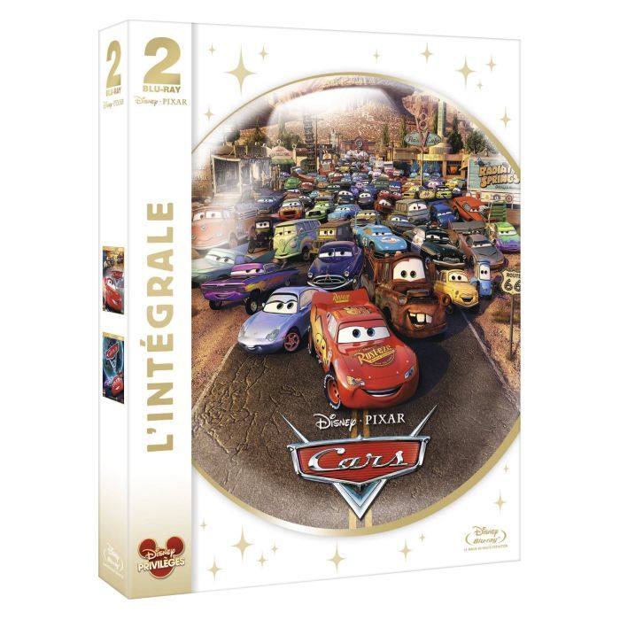 Coffret Blu-Ray Cars quatre roues + cars 2 - Disney Classiques ...