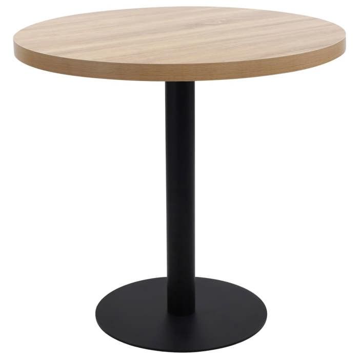 Table de bistro BDM - Marron clair 80 cm MDF DECO J3125079 - Cdiscount ...