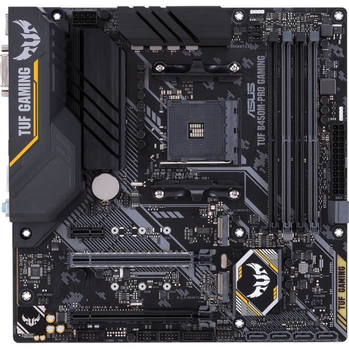 ASUS Carte Mère TUF B450M-PRO GAMING - AMD Chipset - Socket AM4 - 64 Go ...