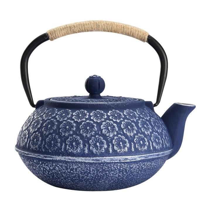 Meilleure théière japonaise en fonte avec infuseur à thé en acier ...