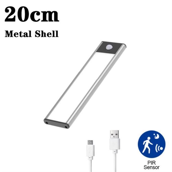 Veilleuse,Lumière LED avec capteur de mouvement PIR,Rechargeable ...
