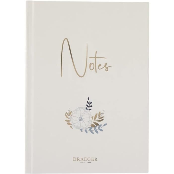 Draeger Paris | Carnet De Notes A5 Ivoire Détails Dorés | Carnet À ...