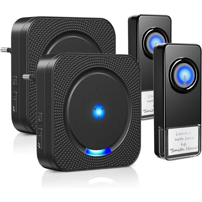 Sonnette Sans Fil Exterieur Etanche Ip55,Sonnette Connectée,Sonnettes ...