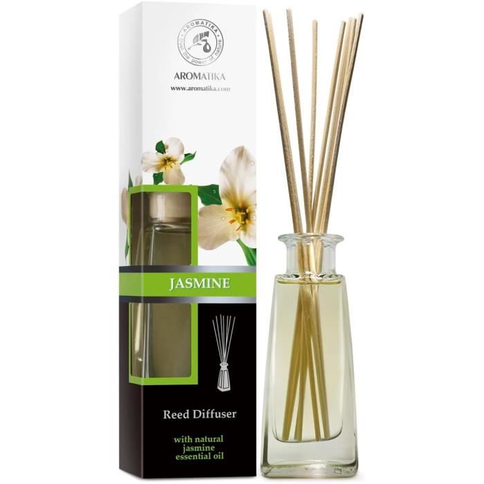 Diffuseur Parfum De Jasmine 100Ml Avec Huile Essentielle Naturelle De Jasmin - Fragrance Fraîche ...