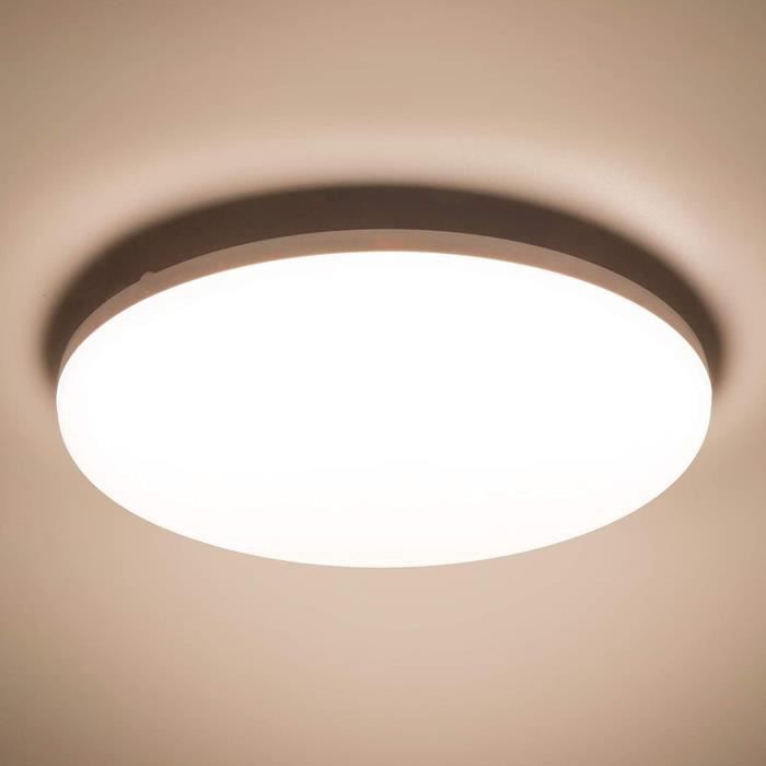 Plafonnier LED 36W UFO Panel Rond Lampes de Plafond Moderne Ultra-mince ...