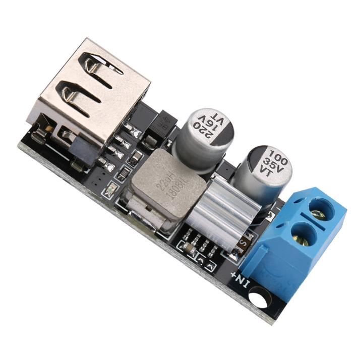 EJ.life Module convertisseur DC-DC DC-DC Converter Module Power Supply 12V 24V 6V-32V to 5V ...