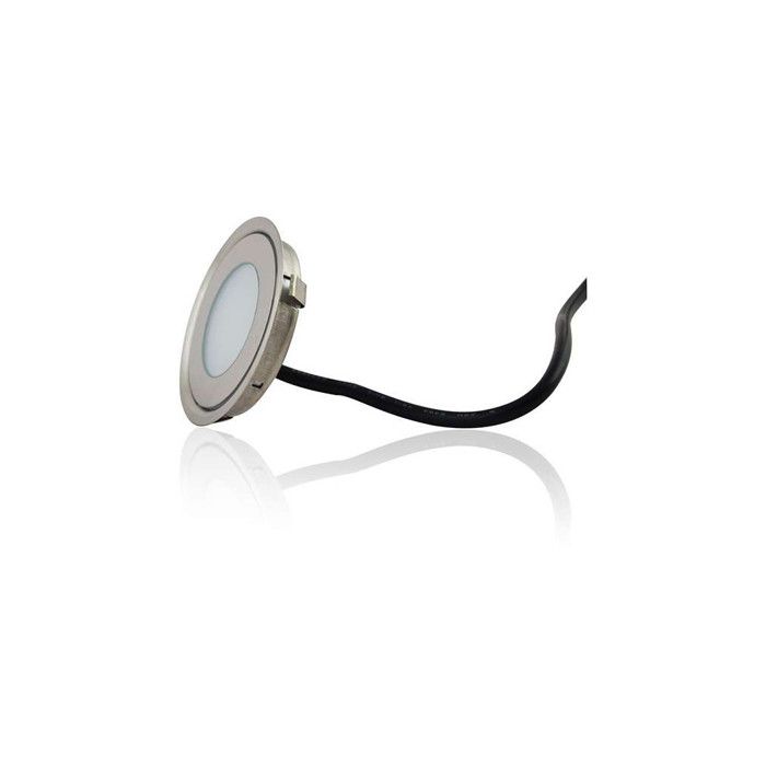 Kit Mini Spot LED Encastrable Rond Ultra-plat RGBW 0,5W DC12V IP67 ...