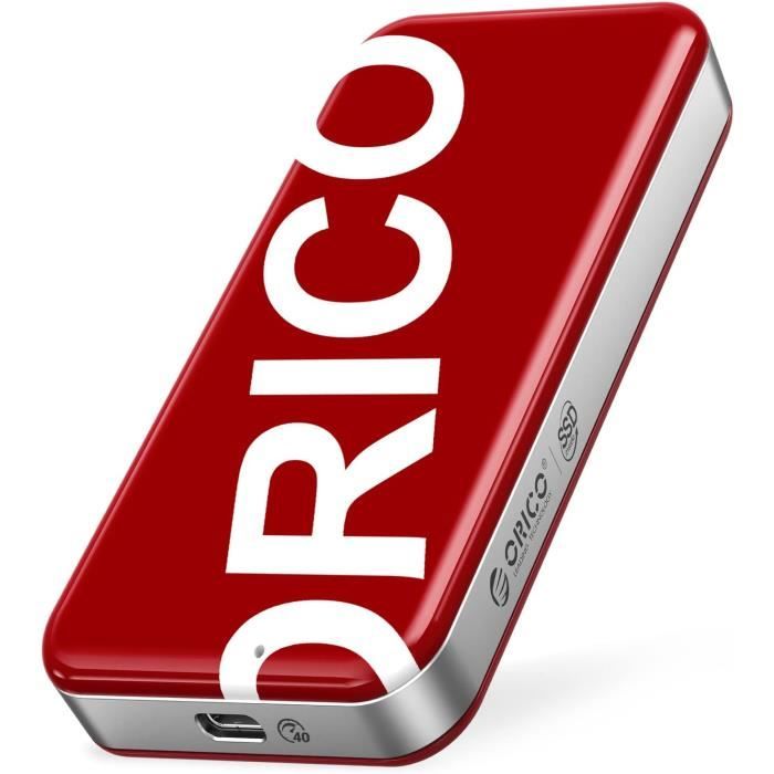 512 Go Ssd Externe Portable Rouge – 40 Gbps Jusqu'À 3150 Mo-S – Usb 4 ...