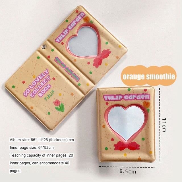 ALBUM PHOTO,orange milkshake--Album Photo 3 pouces, classeur de cartes ...