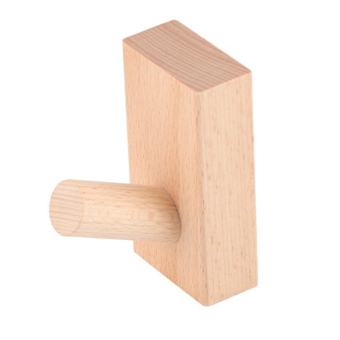 ZJCHAO Crochet Mural en Bois Vintage Crochet Simple Monté au Mur pour ...