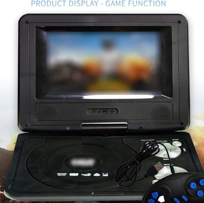 E Lecteur DVD Mobile ultra-mince de 7 pouces avec petit lecteur Evd de voiture portable pour ...