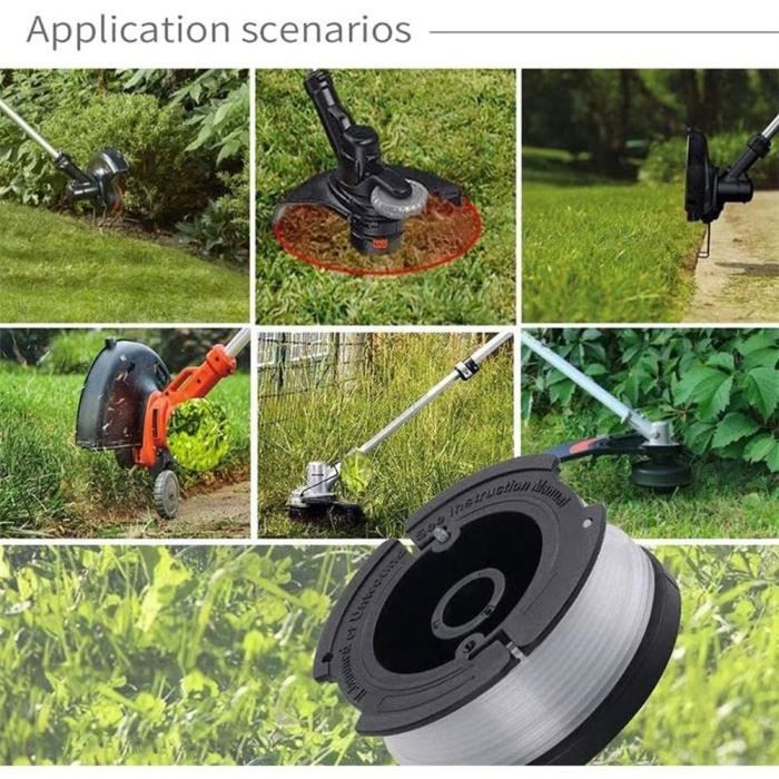 TETE - BOBINE - FIL Bobine de fil de rechange pour débroussailleuse Bosch F016800569 - 4 bobines ...