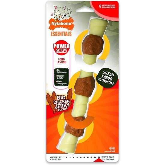 Nylabone Os Dentaire à Mâcher à la Mastication Agressive/Shish Kebab ...